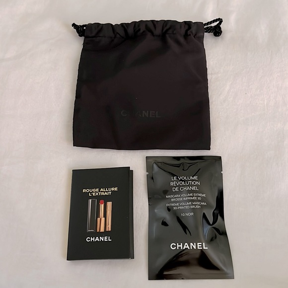 CHANEL | Other | Chanel Black String Bag | Poshmark